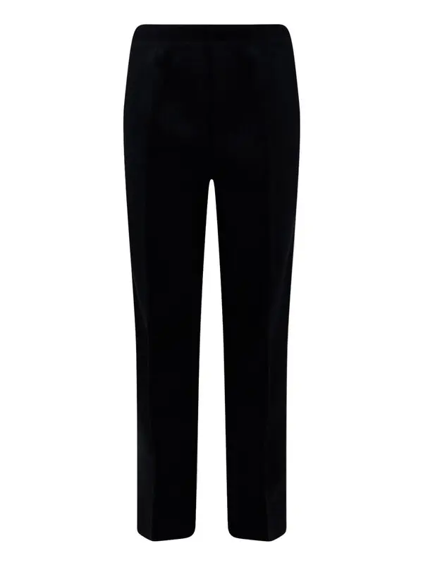 Loro Piana Petunia Cashmere, Silk And Virgin Wool Trousers - Black