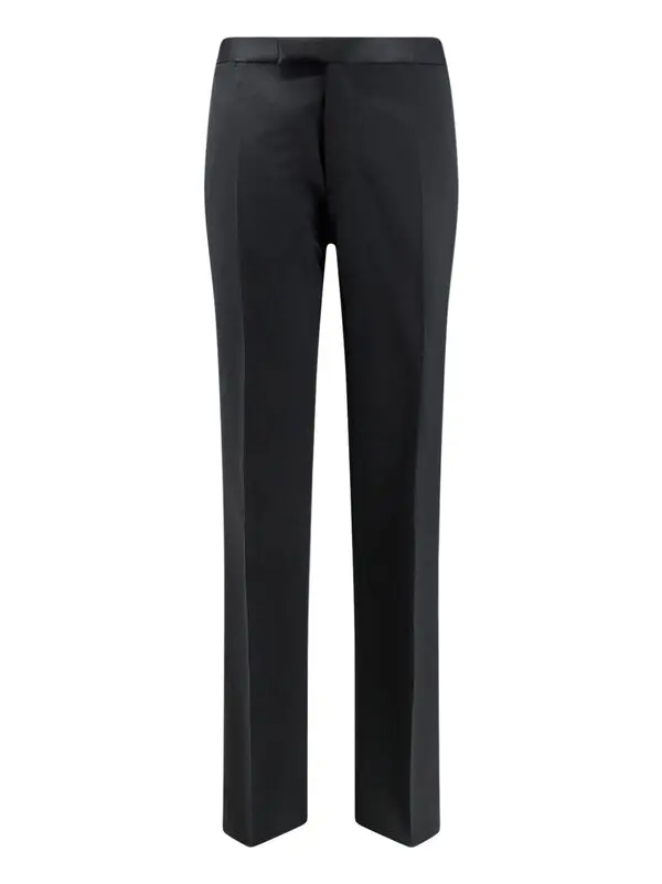 Tagliatore Virgin Wool Tuxedo Trousers - Multicolor