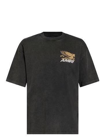 Amiri T-shirt Charcoal Size Cotton - Grey