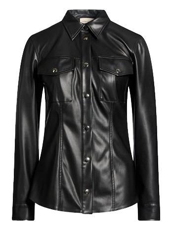 SEMICOUTURE Polyurethane Shirt - Black
