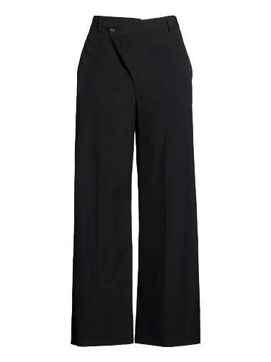 MAISON MARGIELA Wide-leg Polyester Virgin Wool Pants - Black