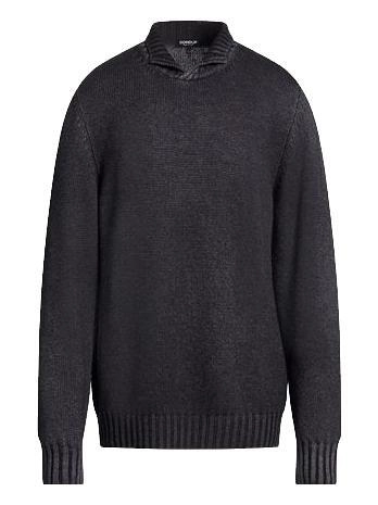 DONDUP Charcoal Wool Mélange Sweater - Grey