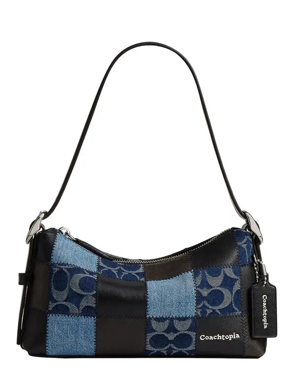 COACHTOPIA Alter/ego Small Slouchy Shoulder Bag - Denim/black