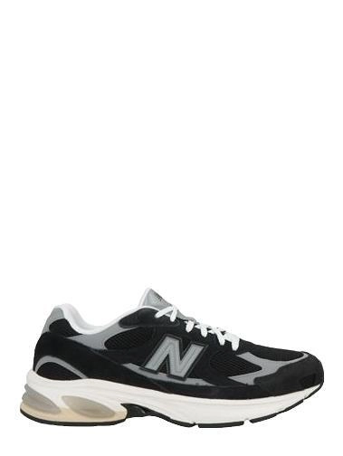 NEW BALANCE 2010 Leather And Textile Low-top Sneakers - Black