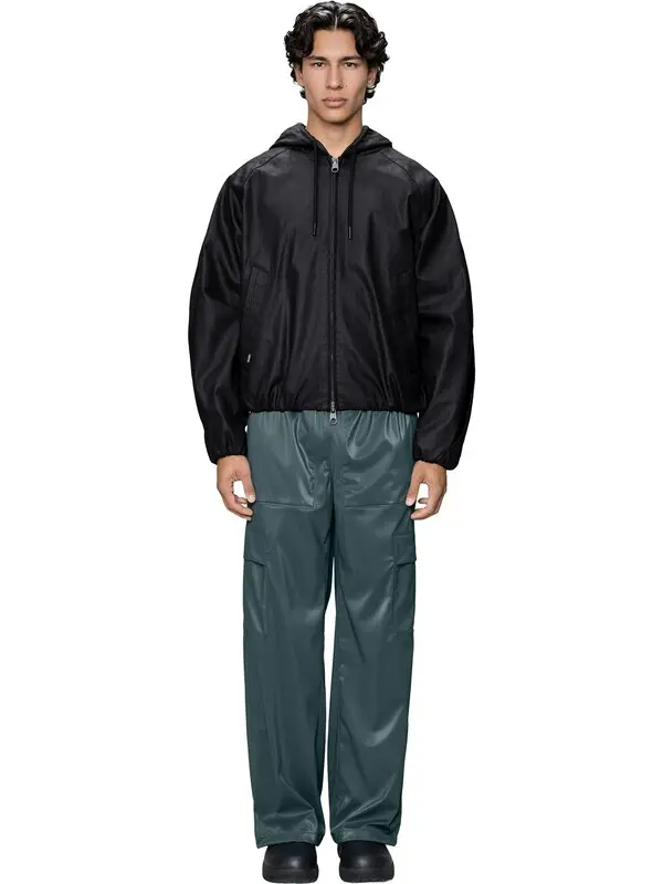 Rains Heavy Woven Jacket - Black