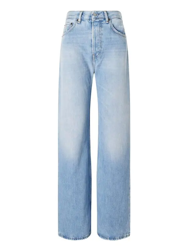 Acne Studios 2021f Straight-leg Jeans - Light Denim