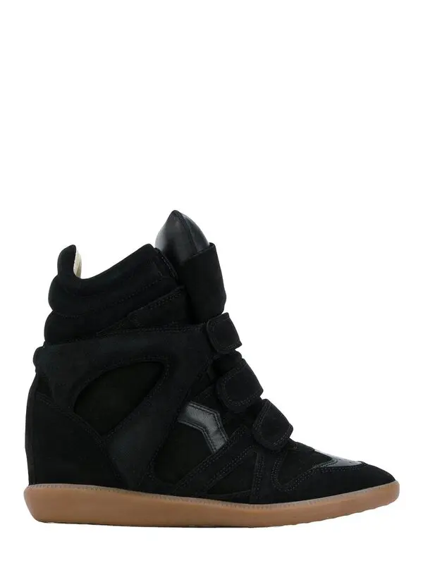 Isabel Marant Étoile Bekett Wedge Sneakers - Black