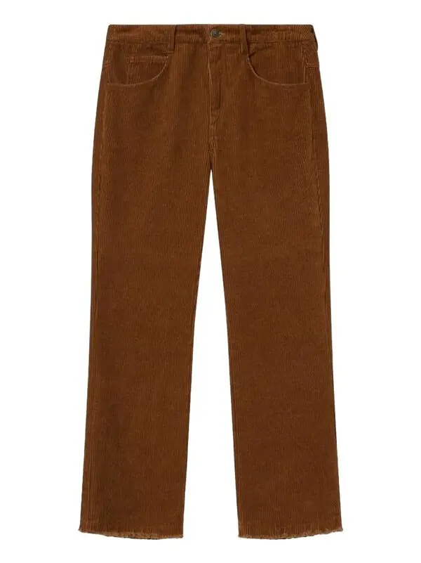 MARANT ETOILE Ruthie" Cotton Blend Trousers - Beige