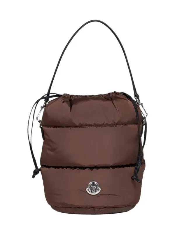 Moncler Caradoc Nylon Bucket Bag - Red
