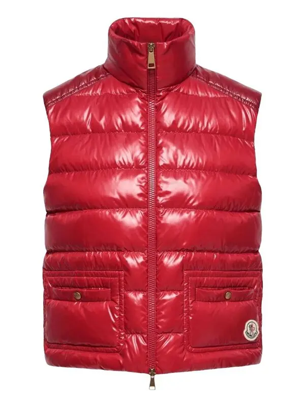 Moncler Frelon Down Vest - Red