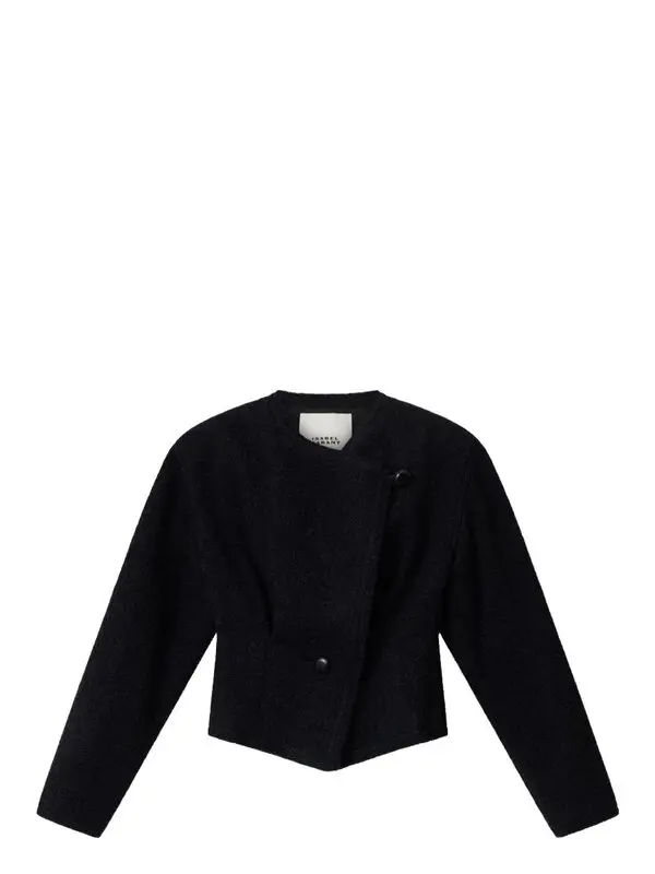 Isabel Marant Étoile Suna Wool Blend Jacket - Black