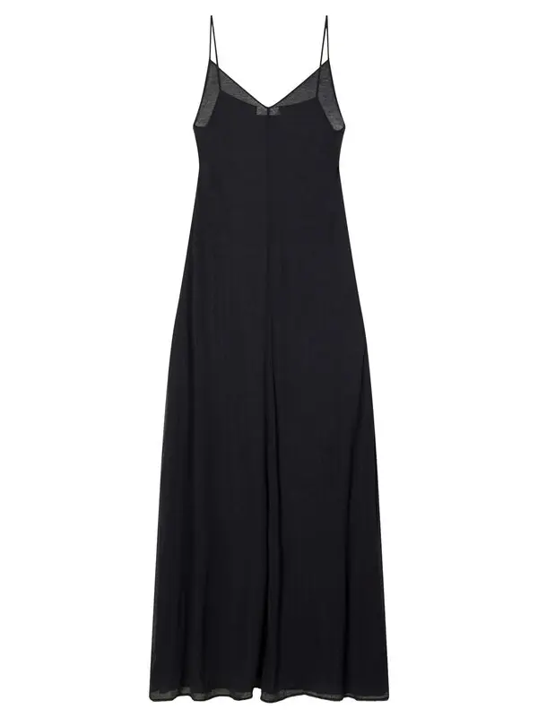 RUOHAN Evia Cotton-gauze Maxi Dress - Black