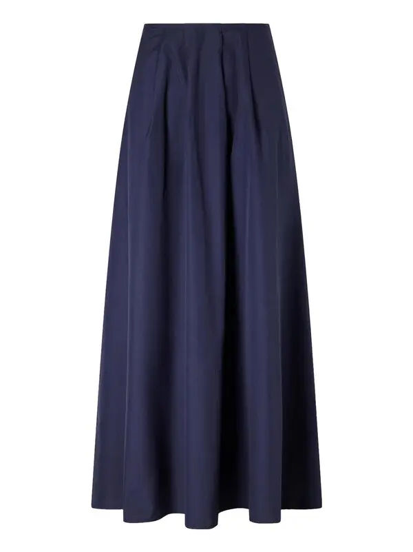 Citizens Of Humanity Emi Cotton-poplin Midi Skirt - Blue