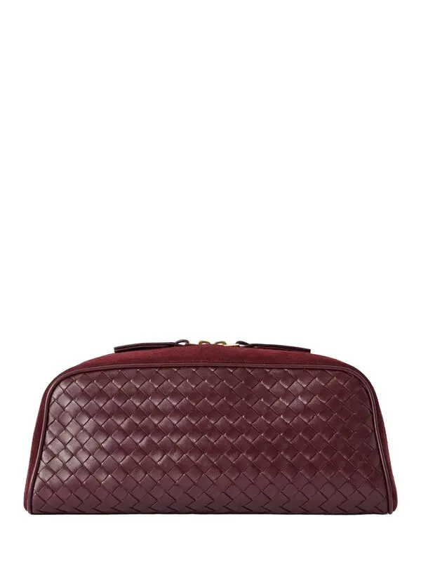 Bottega Veneta Nodo Small Intrecciato Pouch - Brown