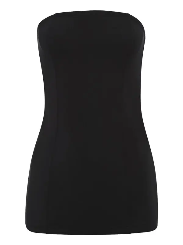 THE PARK Olga Strapless Top - Black