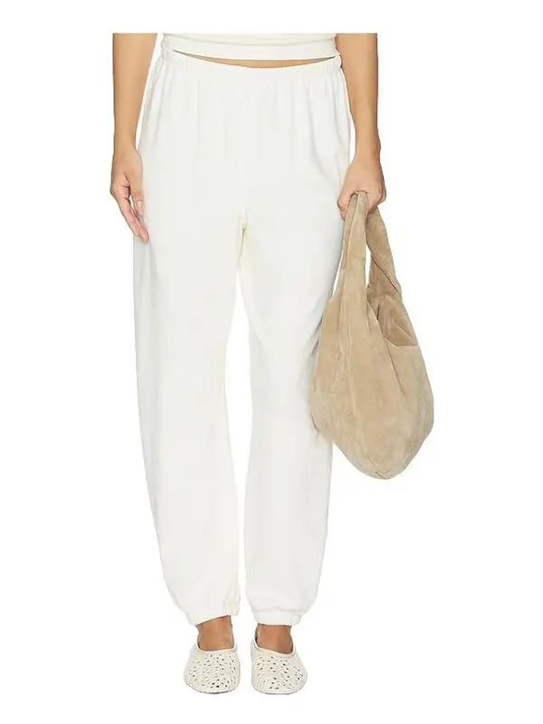 PERFECTWHITETEE Johnny Easy Sweatpant - Bright Ivory