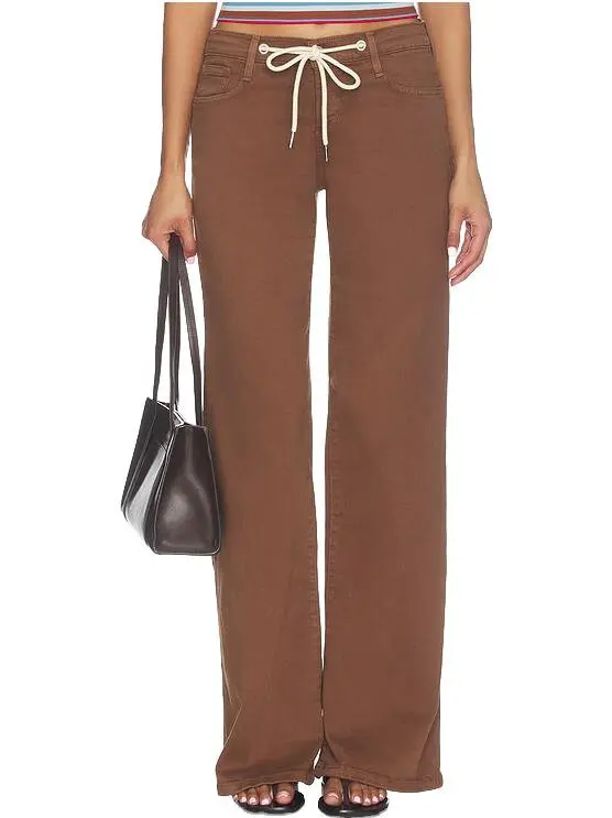 Joe's Jeans The Lou Lou Low Rise Wide Leg Jeans - Chocolate