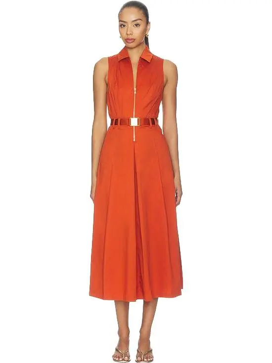 L'Agence Kolton Midi Dress - Sienna