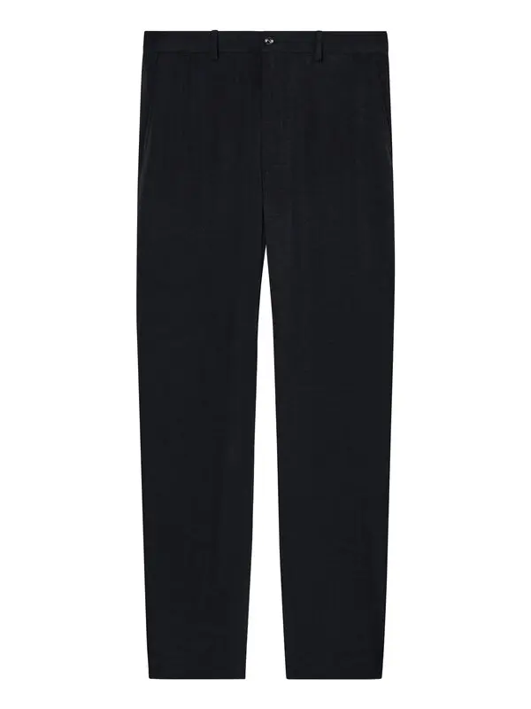 Giorgio Armani Canneté Cupro Trousers - Black