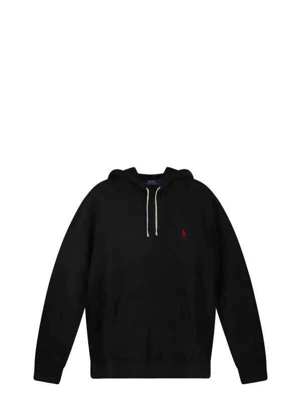 Polo Ralph Lauren Embroidered Logo Hooded Sweatshirt - Black