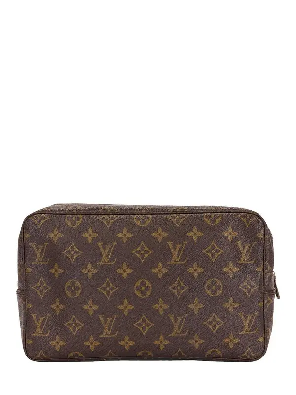 LOUIS VUITTON Trousse Toilette 28 Monogram Pouch - Brown