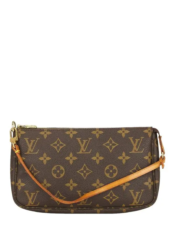 LOUIS VUITTON Monogram Pochette Accessoires Shoulder Bag - Brown