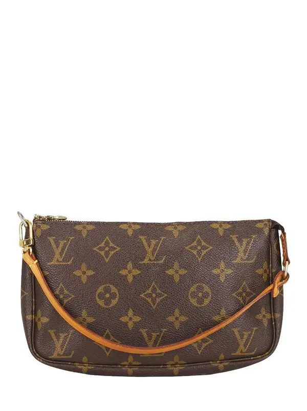 LOUIS VUITTON Monogram Pochette Accessoires Shoulder Bag - Brown