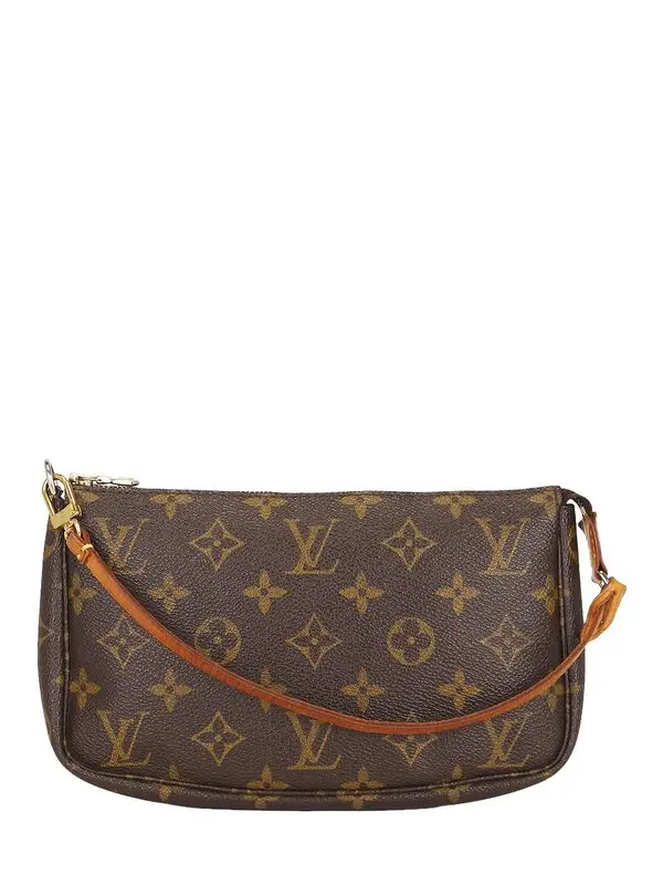 LOUIS VUITTON Monogram Pochette Accessoires Shoulder Bag - Brown