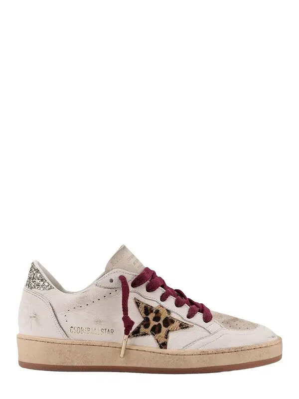 GOLDEN GOOSE Ball Star Sneakers With Suede Inserts - Multicolor