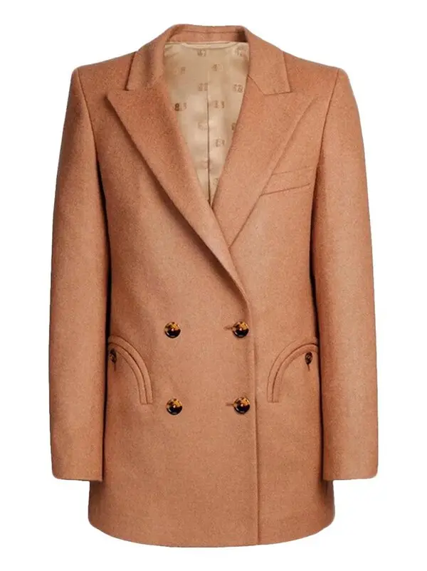 BLAZÉ MILANO Cholita Everyday" Double-breasted Wool Blazer - Multicolor