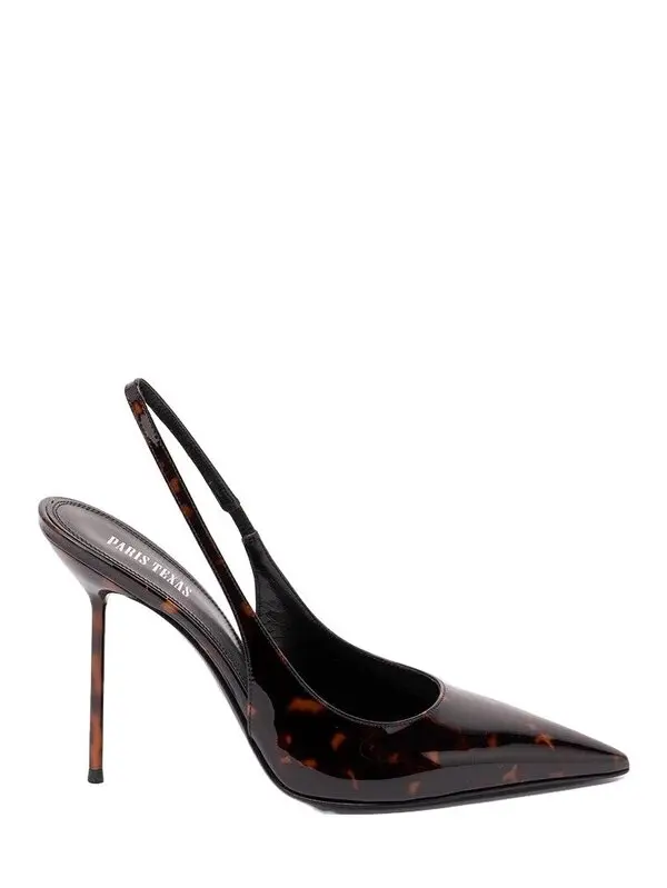 Paris Texas Lidia Slingback In Tortoiseshell - Multicolor