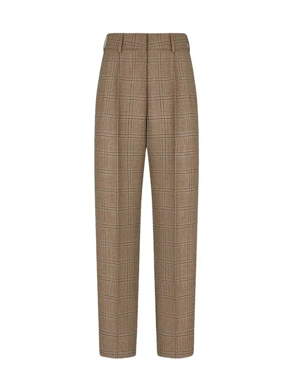 BLAZÉ MILANO Saona Fox Wool Pants - Multicolor