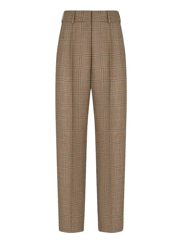 BLAZÉ MILANO Saona Fox Wool Pants - Multicolor