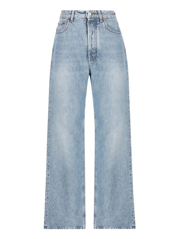 Miu Miu Wide Leg Jeans - Multicolor