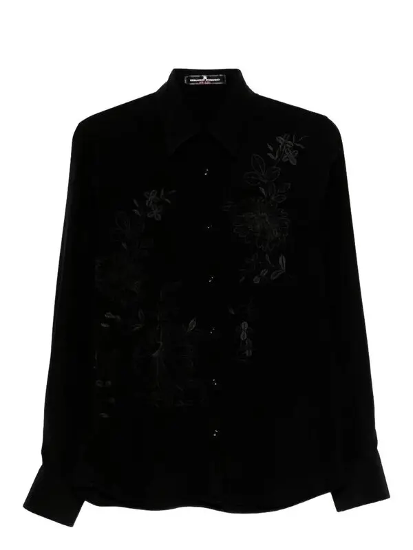 ERMANO SCERVINO Ermanno Scervino Embroidered Silk Shirt - Multicolor