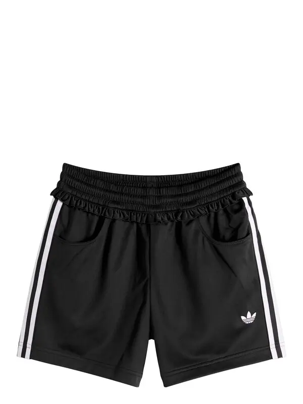Adidas Pleated Firebird Shorts - Black