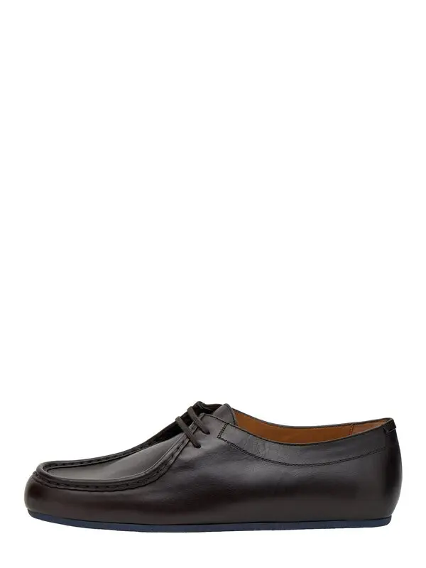 JIL SANDER Leather Lace Up Shoes - Cacao