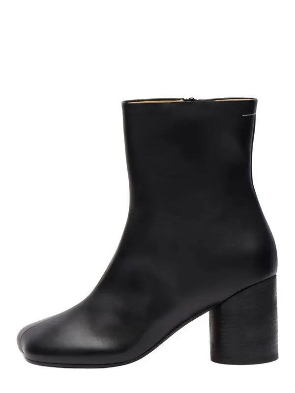 MAISON MARGIELA Heeled Moulded Toe Ankle Boots - Black