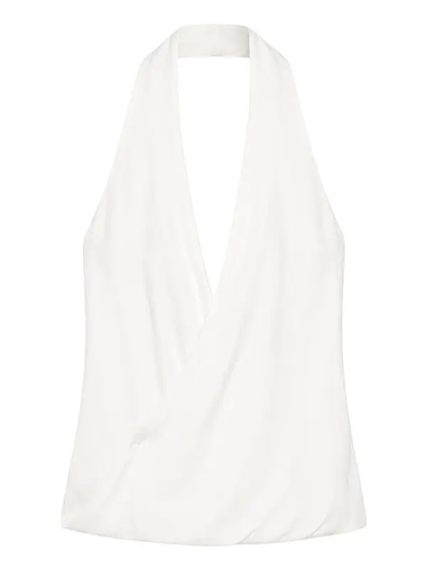 Carmen Says Solea Wrap Top - White