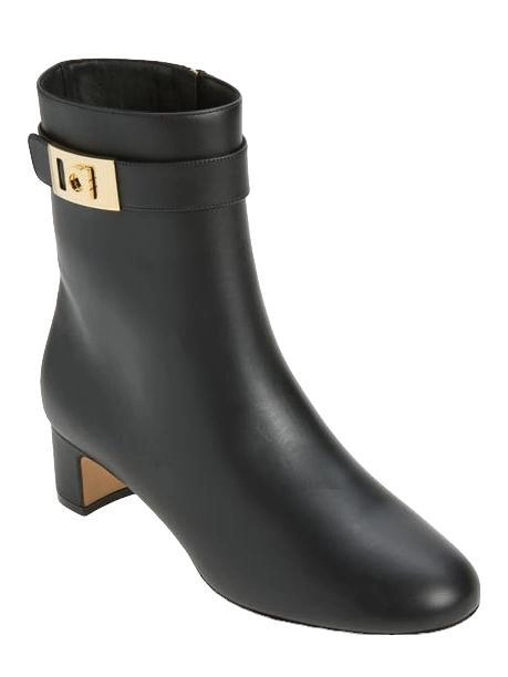 FERRAGAMO Elizia Buckled Ankle Boots - Nero
