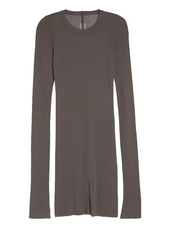 Rick Owens Rib Long Sleeve T-shirt - Dust