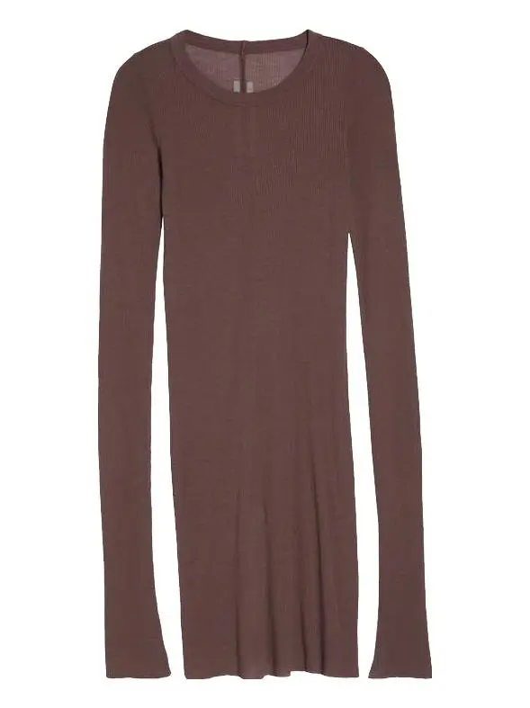 Rick Owens Rib Long Sleeve T-shirt - Grape