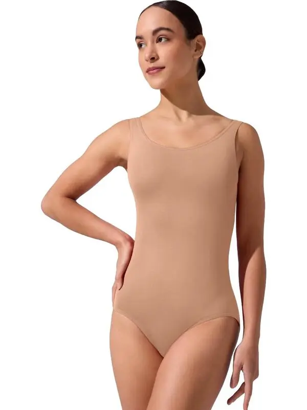 CAPEZIO Team Basics Tank Leotard - Brown