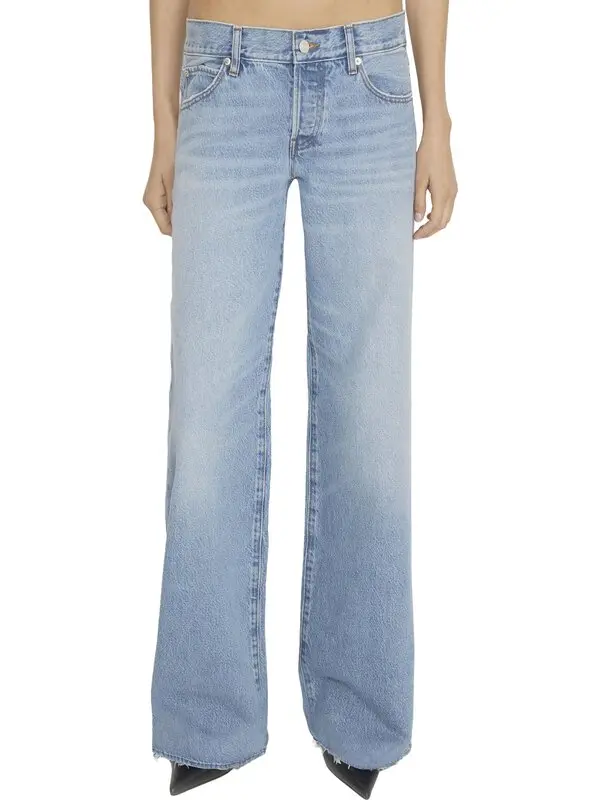 FRAME The Pixie Gray Jeans - Azzurro
