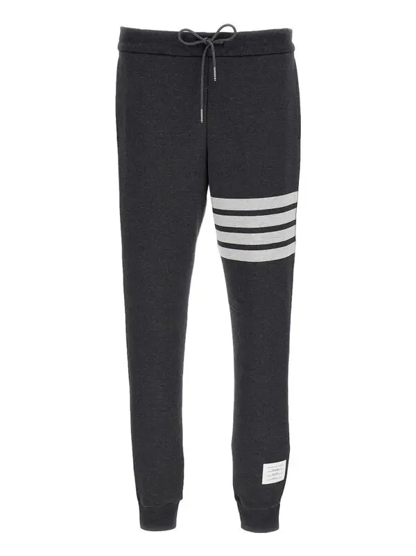 Thom Browne 4-bar Colorblock Sport Pants - Grey