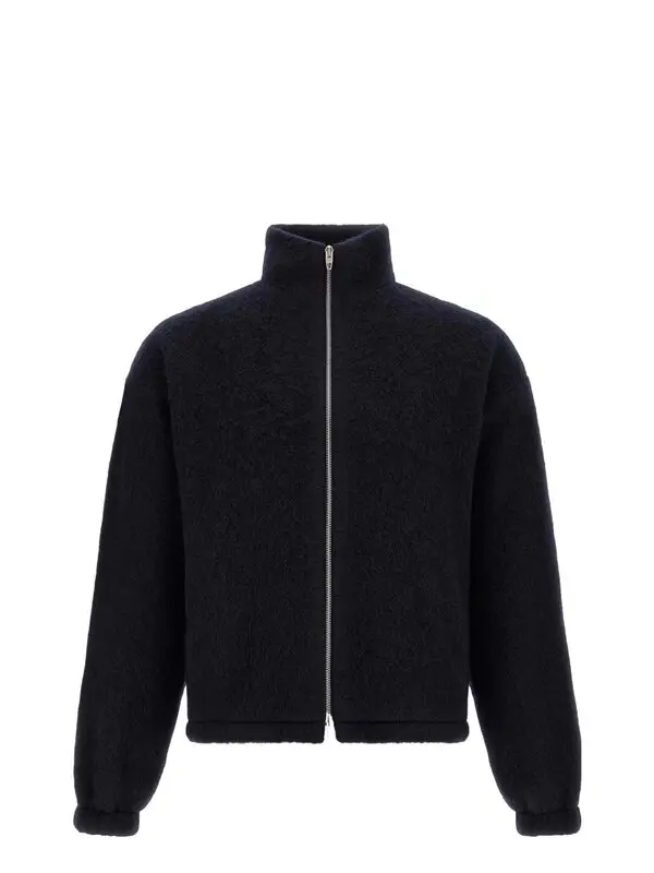 JIL SANDER Full Zip Hoodie - Blue
