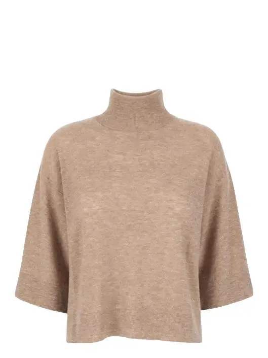 Fabiana Filippi Turtleneck Sweater - Nude