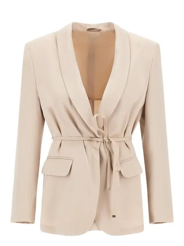 Herno Tie-detailed Casual Jacket - Chantilly