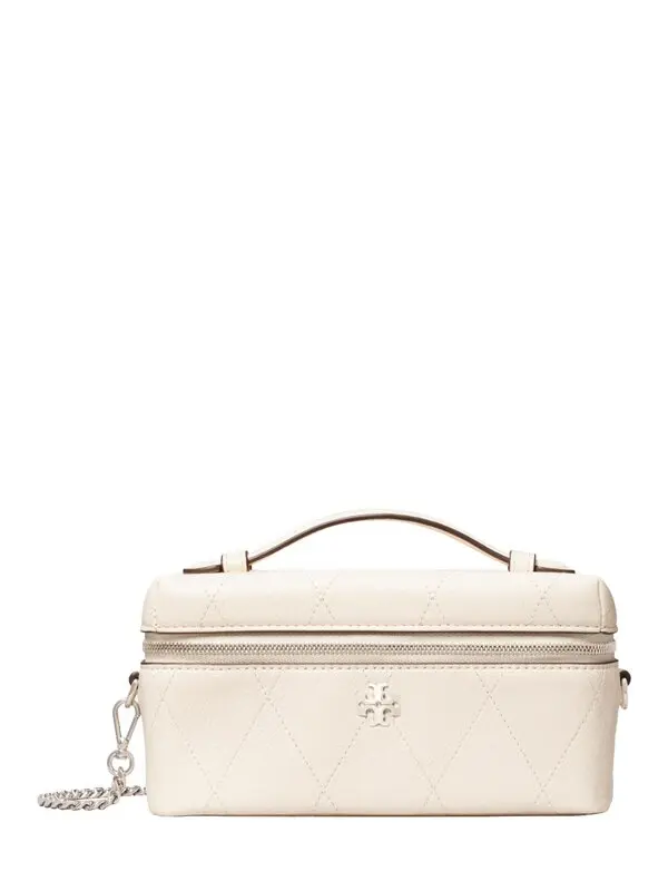 Tory Burch Charlie Vanity Case - White