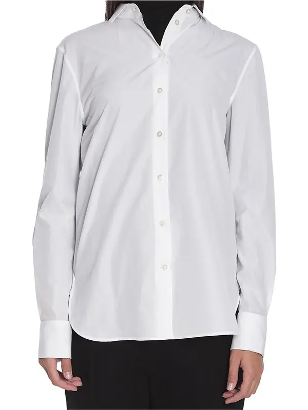 THE ROW Metis Long-sleeved Shirt - White